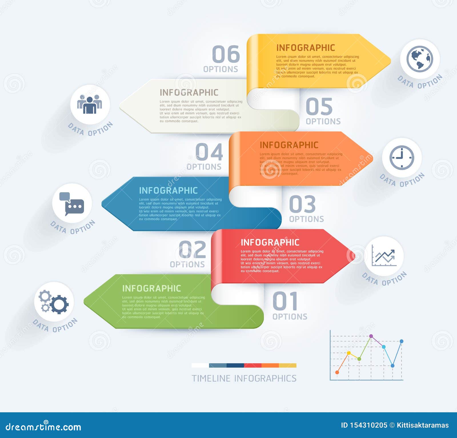 Business Infographic Elements Template. Vector Illustrations Stock ...