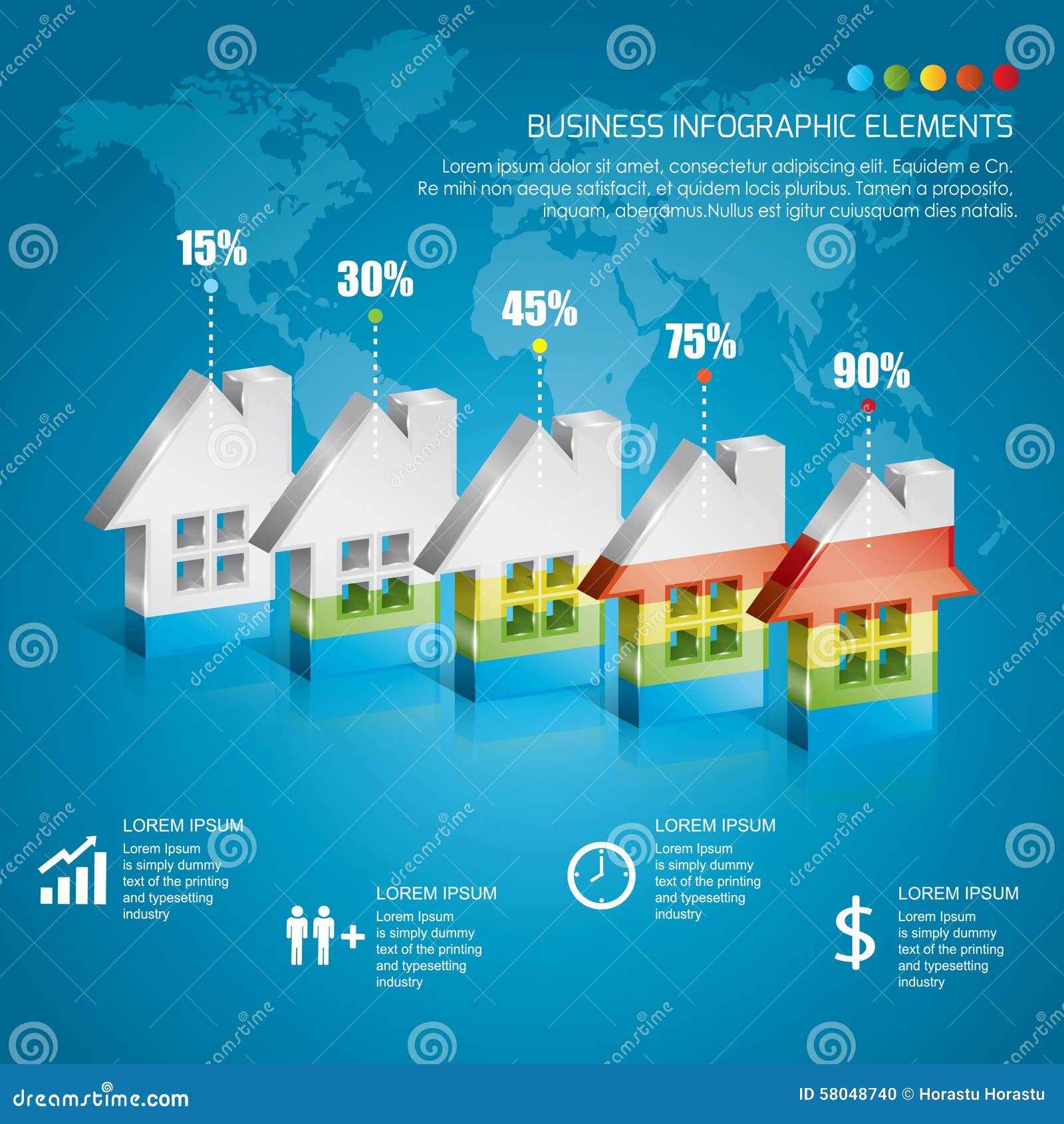 Business infographic stock vector. Illustration of infographic - 58048740