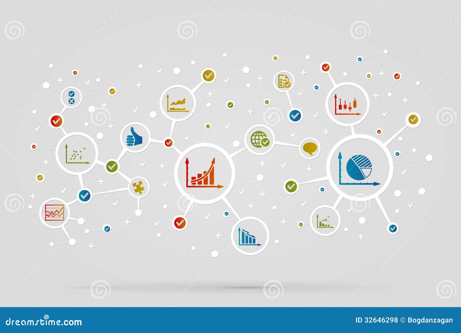 Business Infographic stock vector. Illustration of background - 32646298