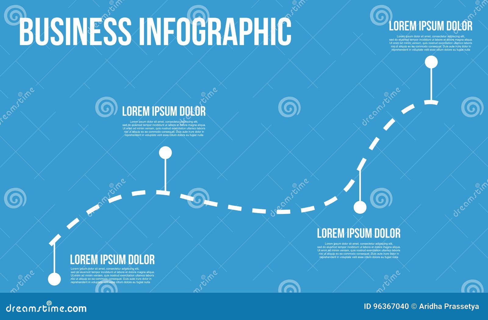 Business Infographic Line Chart Stock Vector - Illustration of sign ...
