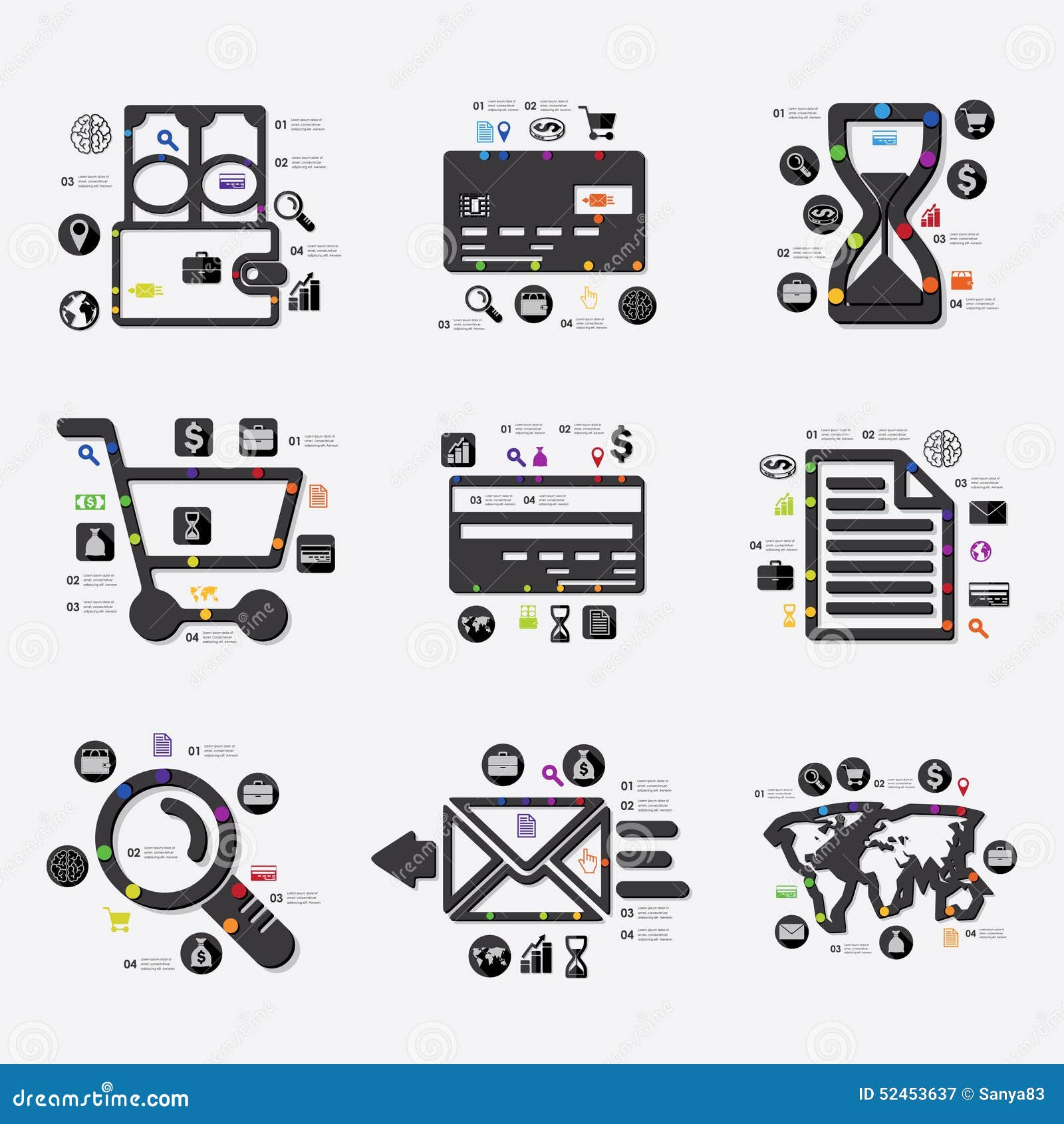 Business infographic stock vector. Illustration of label - 52453637