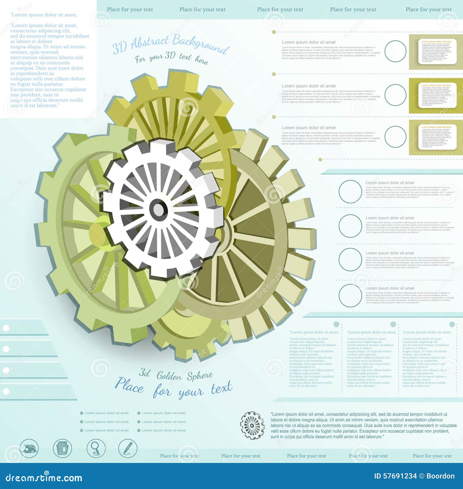 Infographic Mechanic And Car Repair 3d Banner Cartoon Vector ...