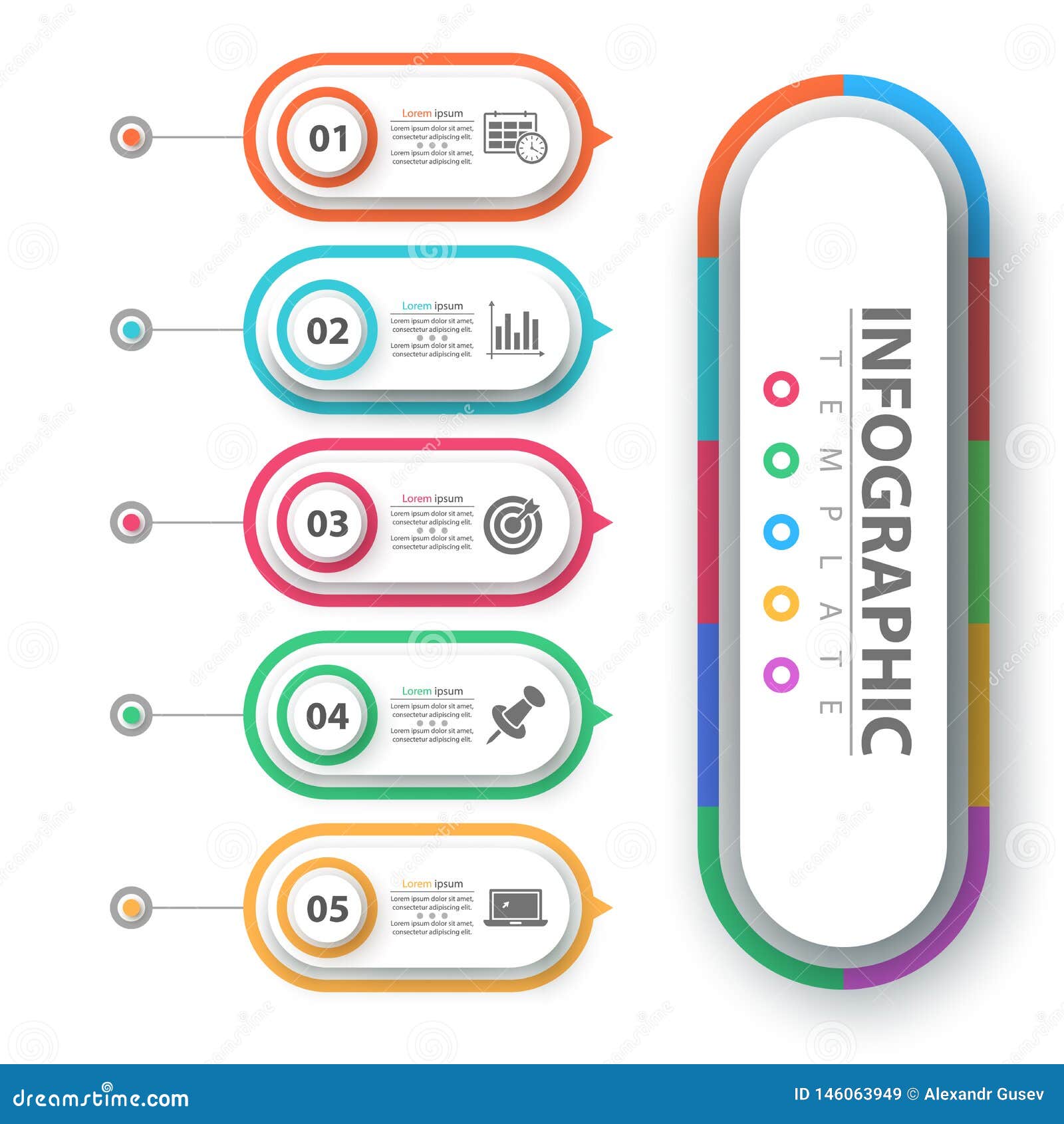 Infographic Paper Graph Book Diagram Creative Paper Cut Style. Vector ...