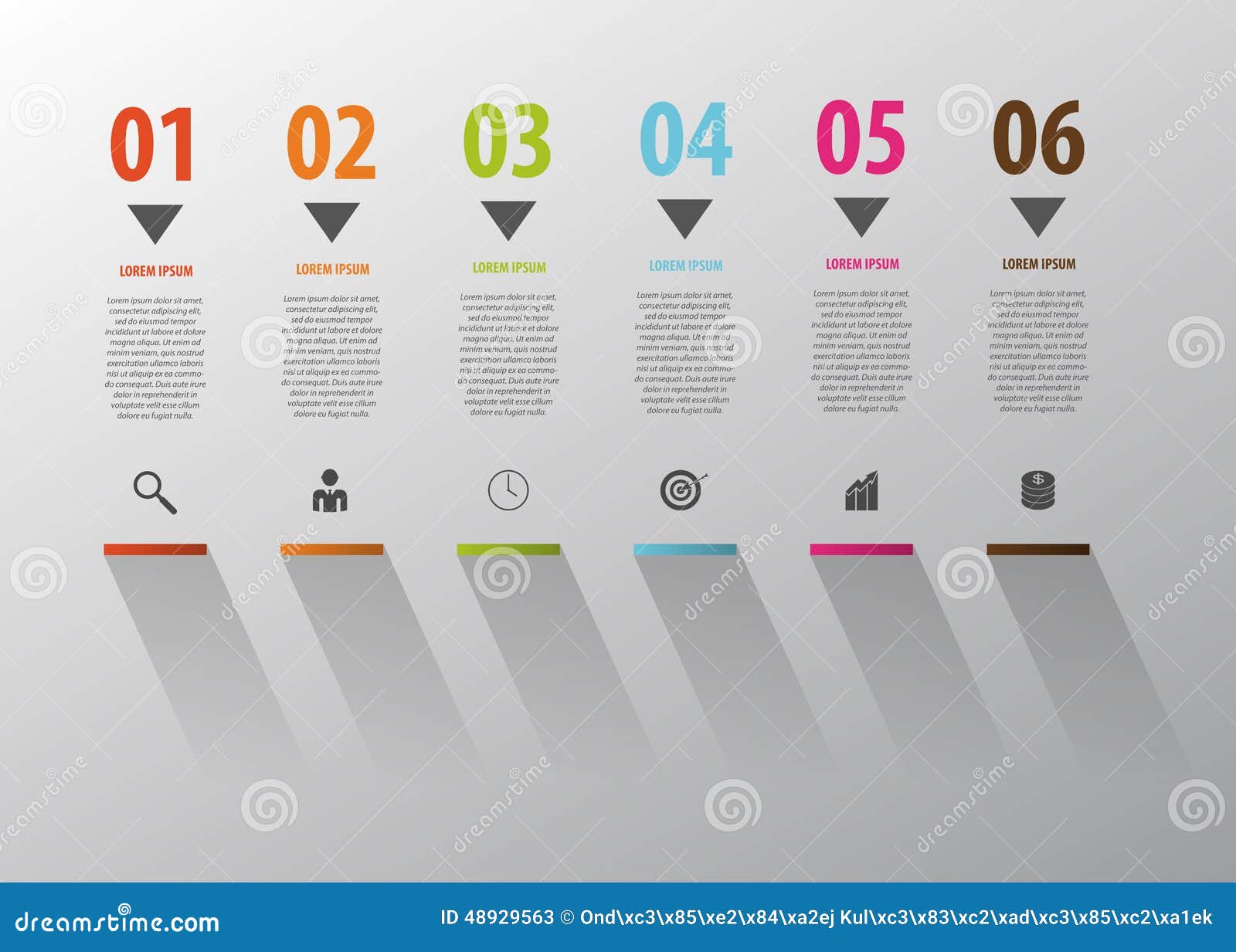 Business Infographic. Stair Steps To Success Stock Vector ...