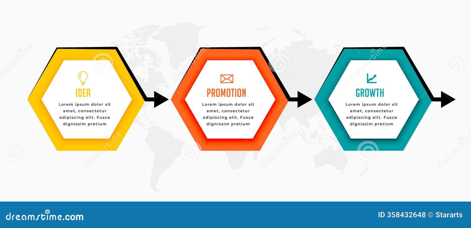 Infographic Success Template. Icons In Different Colors. Include ...