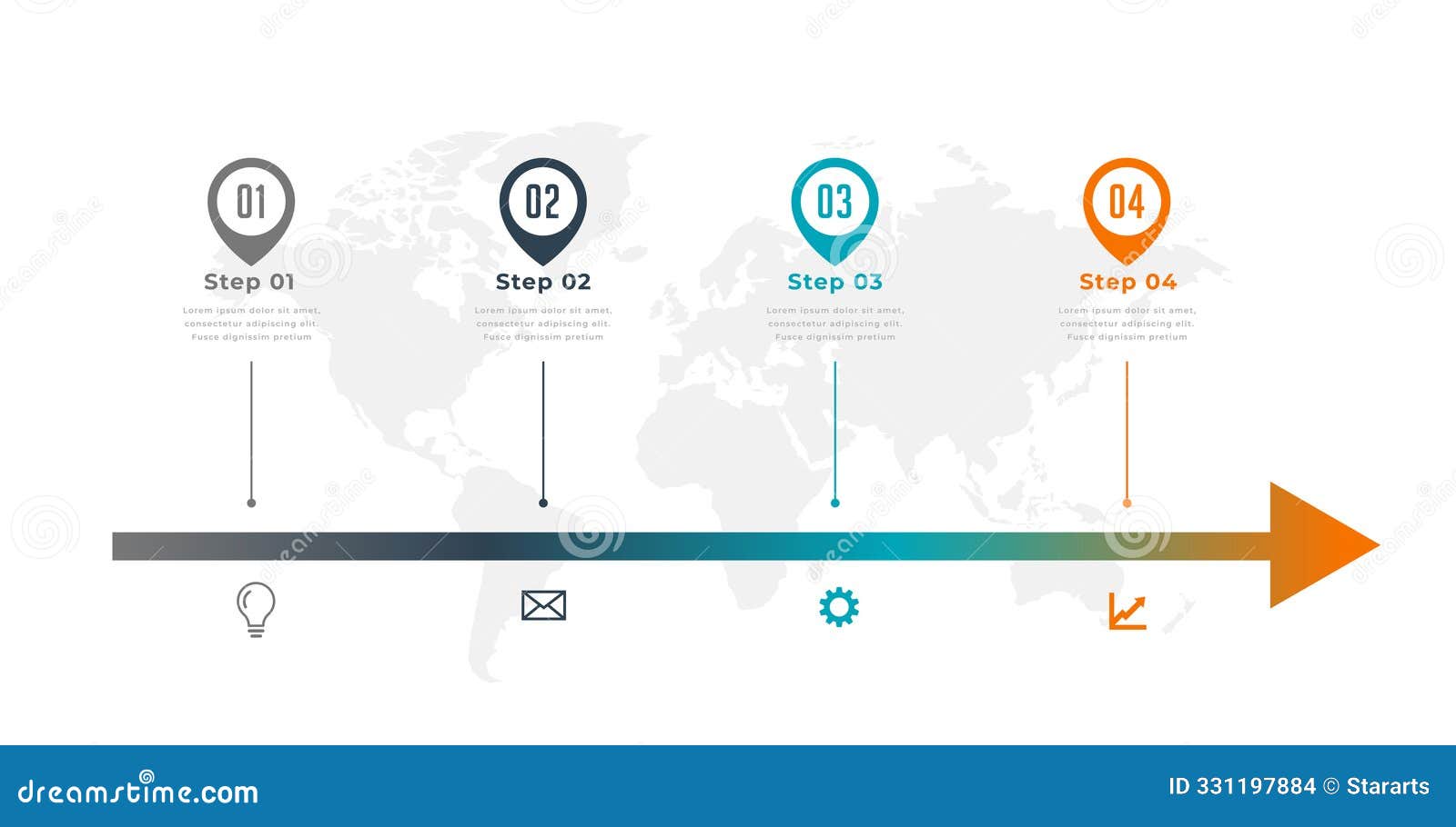 Target Path Line Icon. Stratery Goal Sign. Core Value. Gradient Blur ...