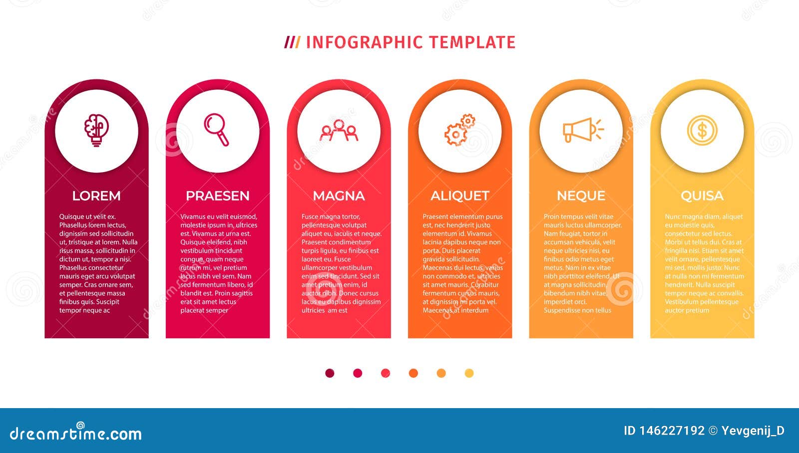 Business Infographic Template. Timeline Concept for Presentation ...