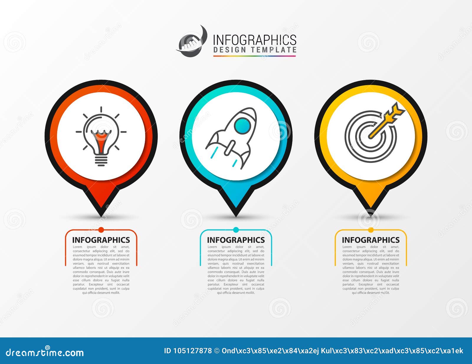 Infographic Timeline Template With Photos Cartoon Vector ...