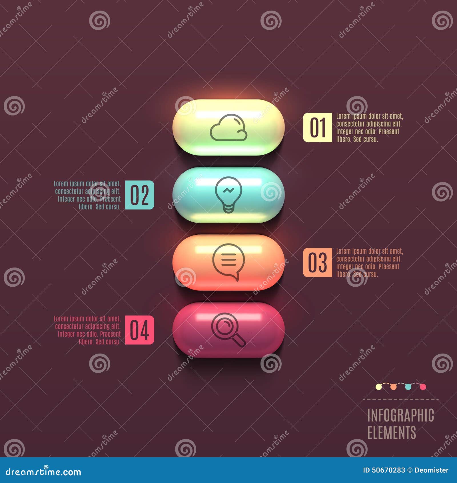 Business Infographics Capsule Concept Stock Vector - Illustration of ...