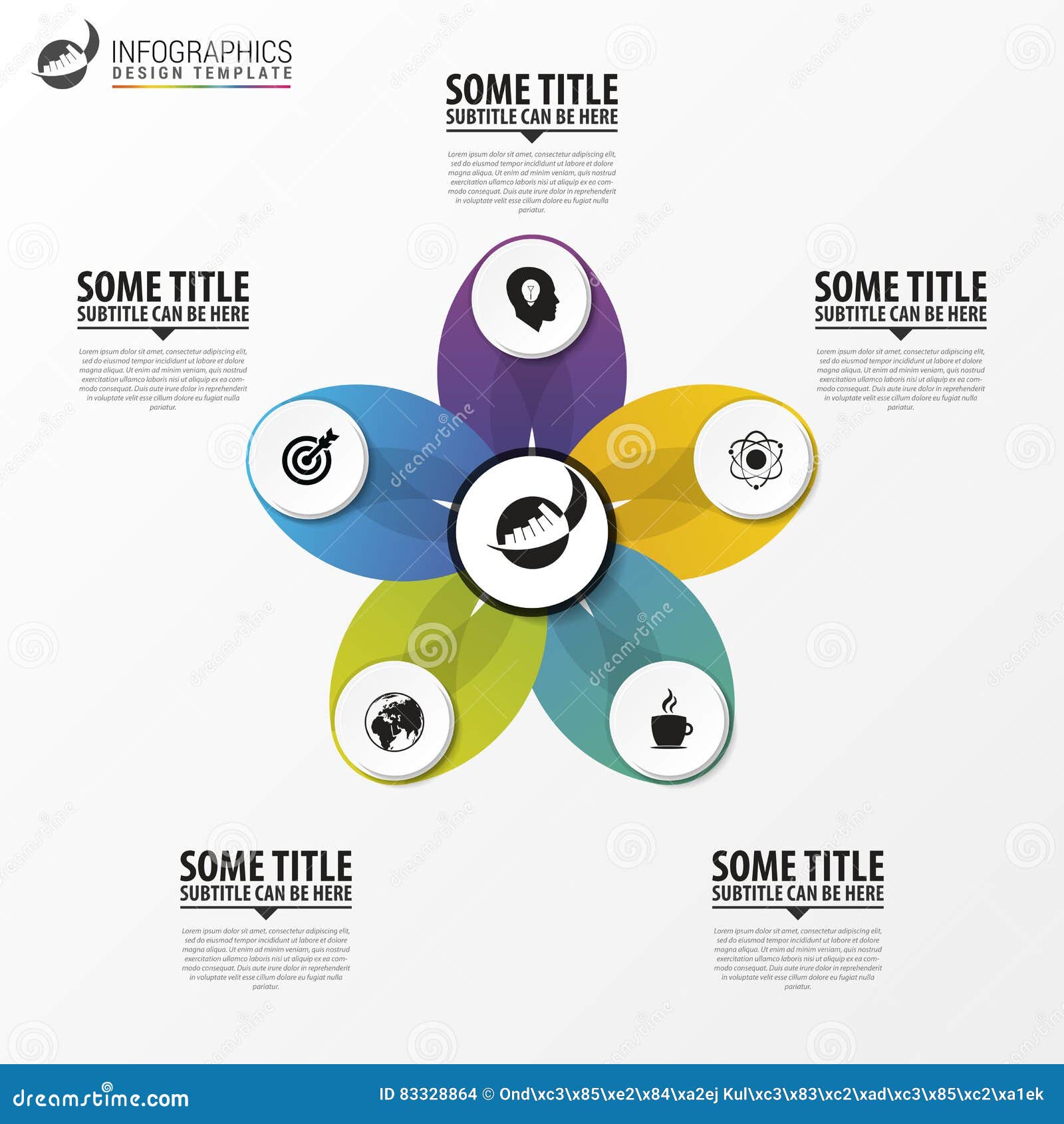 Infographics Circular Frames. Vector Illustration. | CartoonDealer.com ...