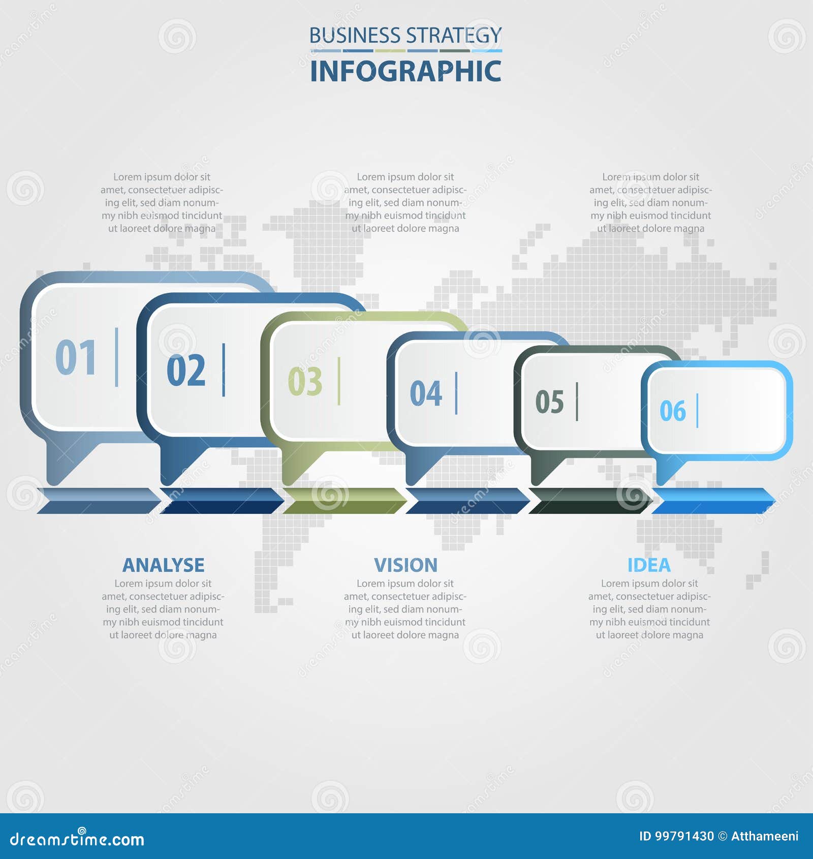Business Infographics Design Elements Message Box Stock Vector ...