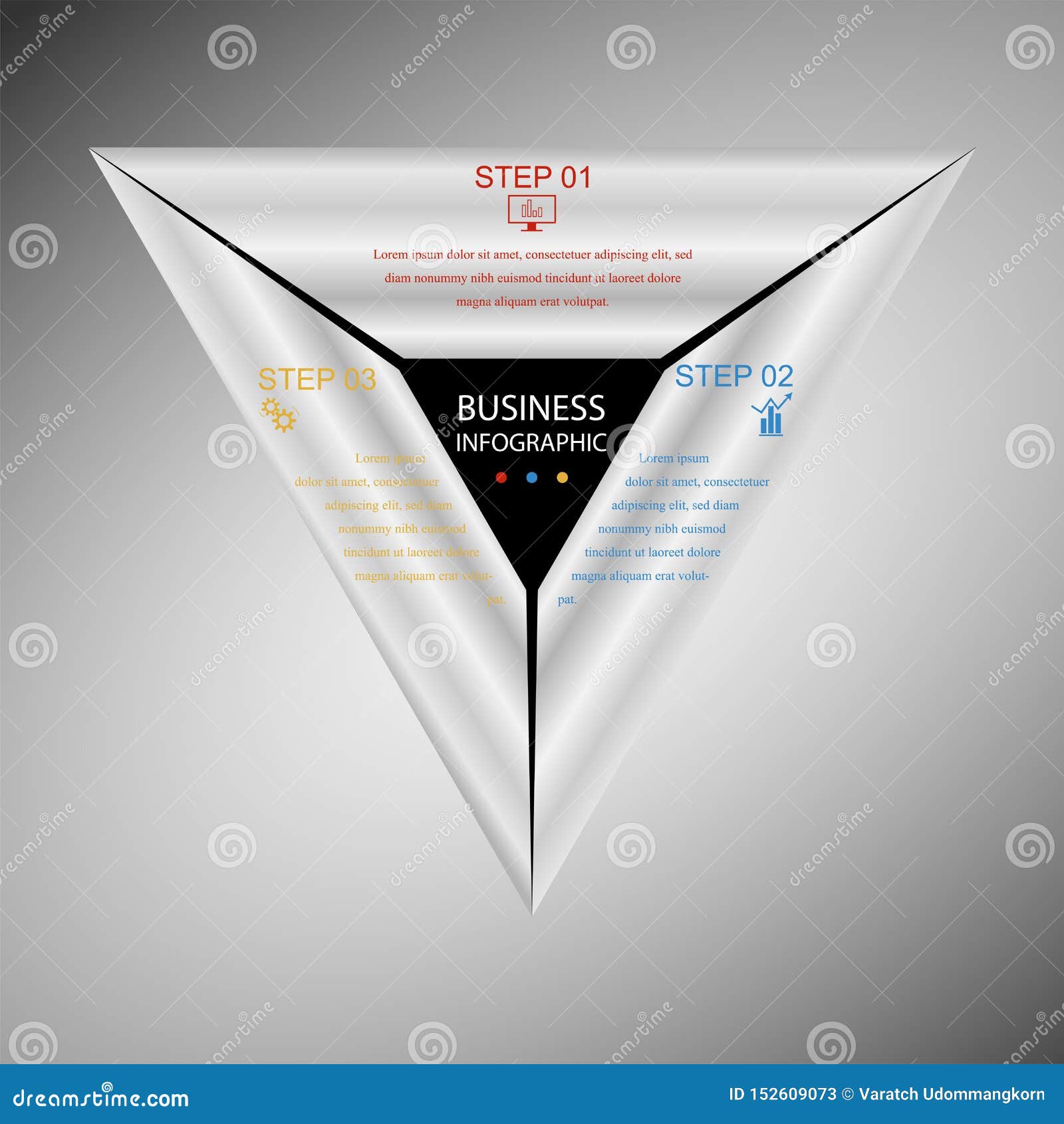 Business InfoGraphics, Geometry, Triangle Design, Marketing ...