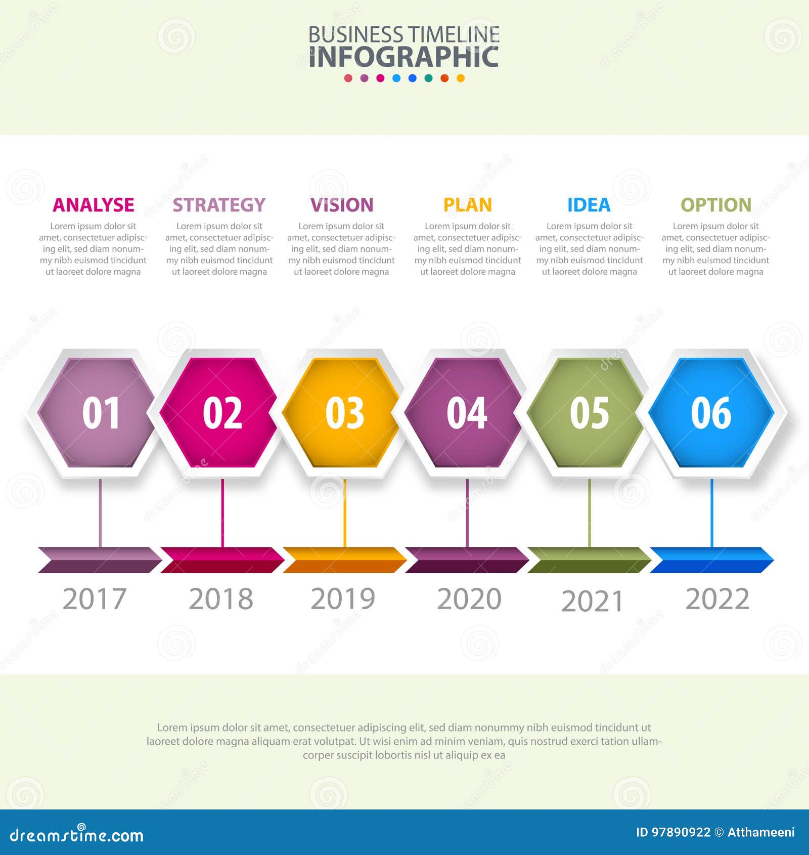Business Infographics Strategy Design Elements Template Stock Vector ...