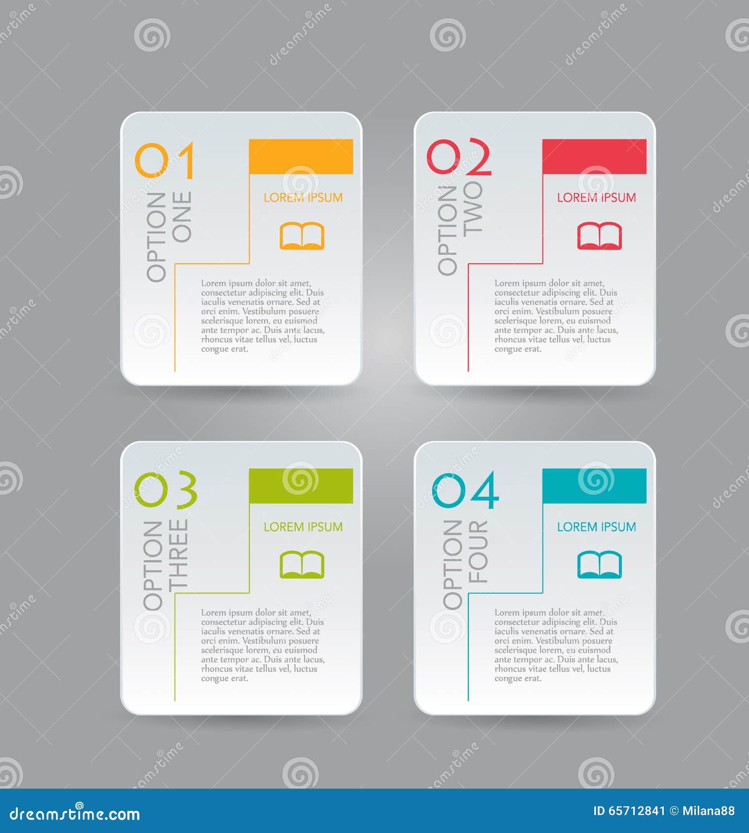 Business Infographics Tabs Template Stock Vector - Illustration of ...