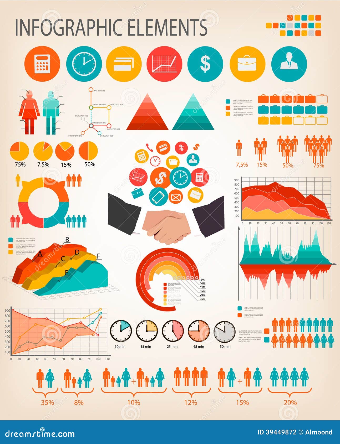 Business Infographics Template. Stock Vector - Illustration of ...