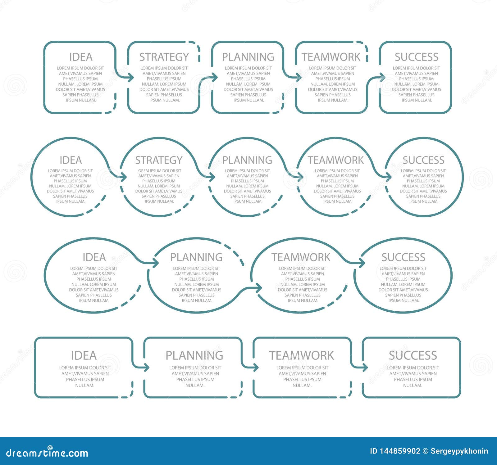 Business Infographics. Template for Presentations, Graphs. Vector Stock ...