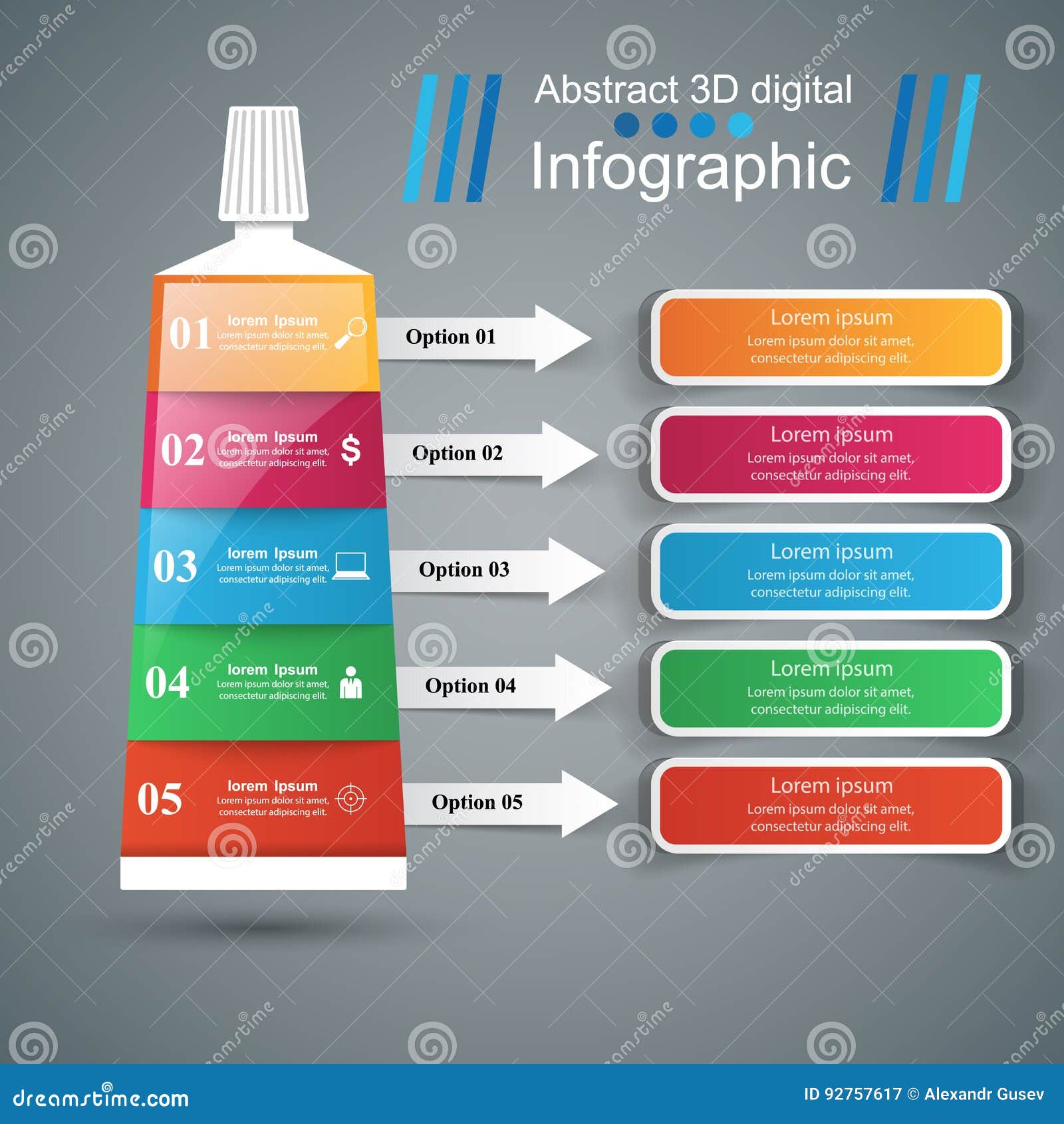 Business Infographics. Toothpaste Icon. Stock Vector - Illustration of ...