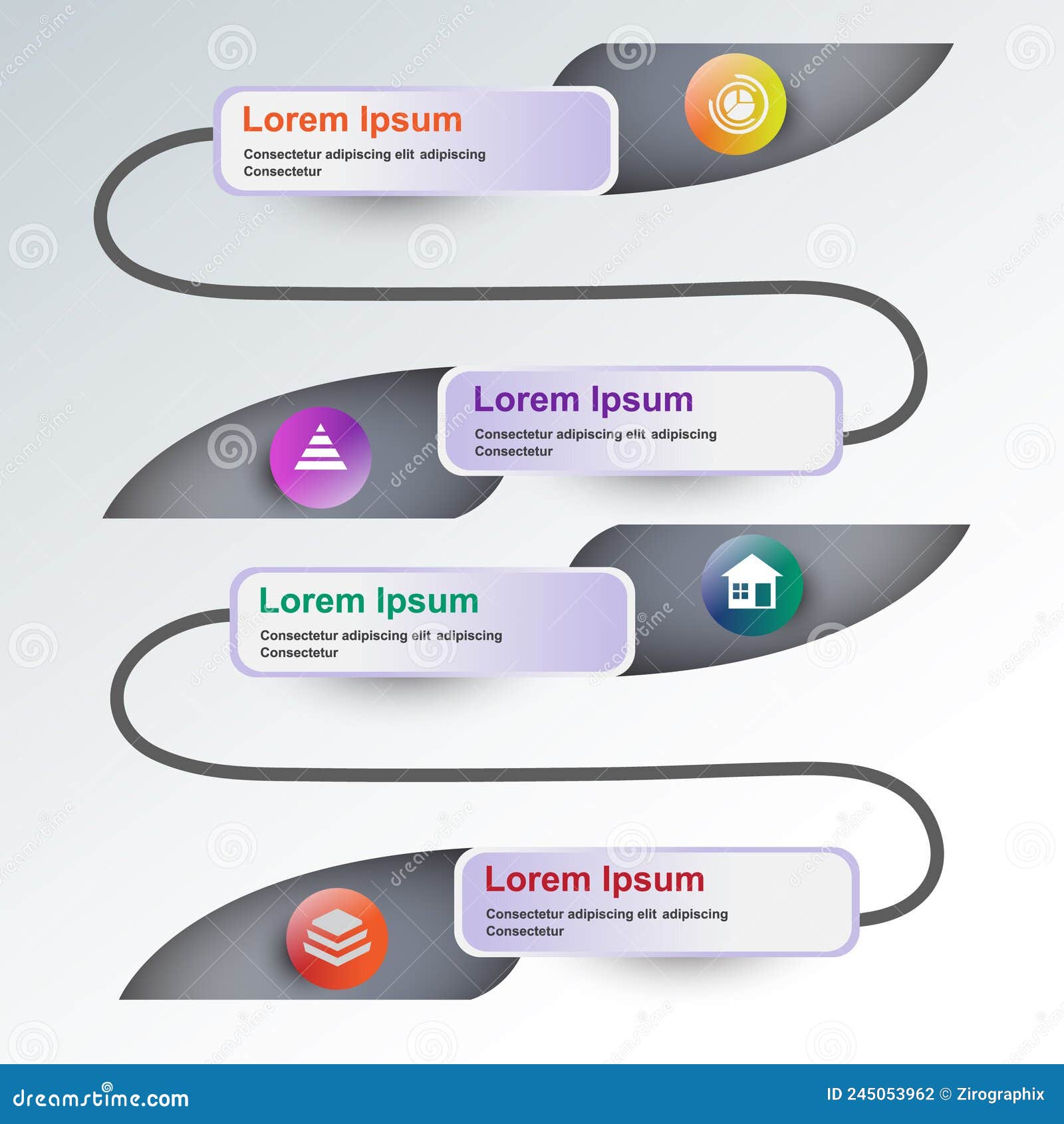 Business Infographics Vector Art Design Stock Vector - Illustration of ...