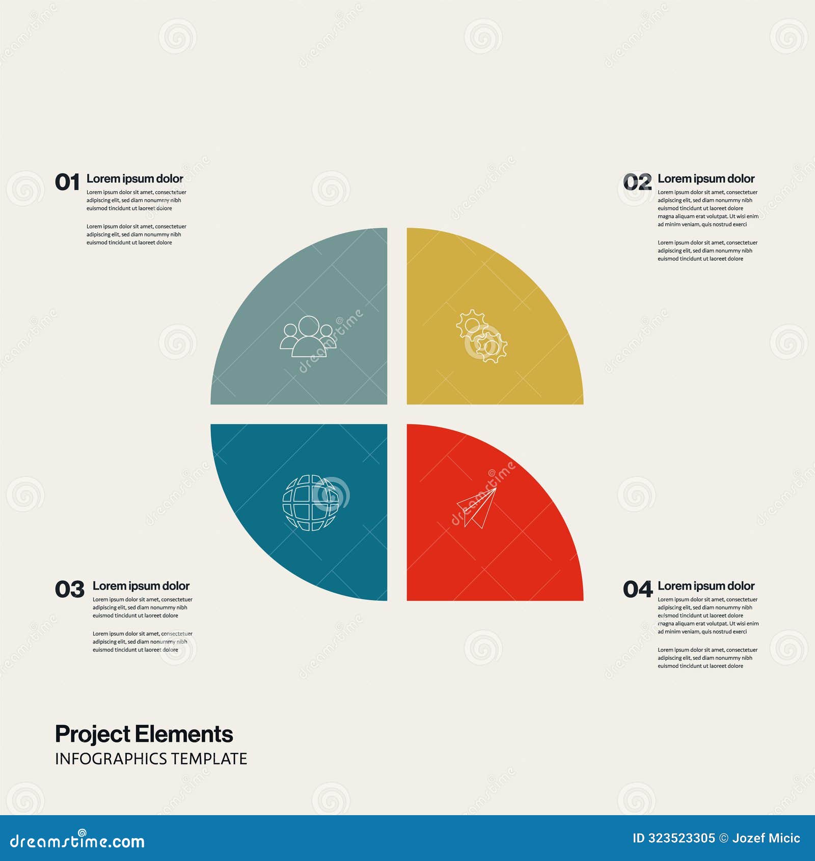 Business Infographics Vector Template. Information and Report ...