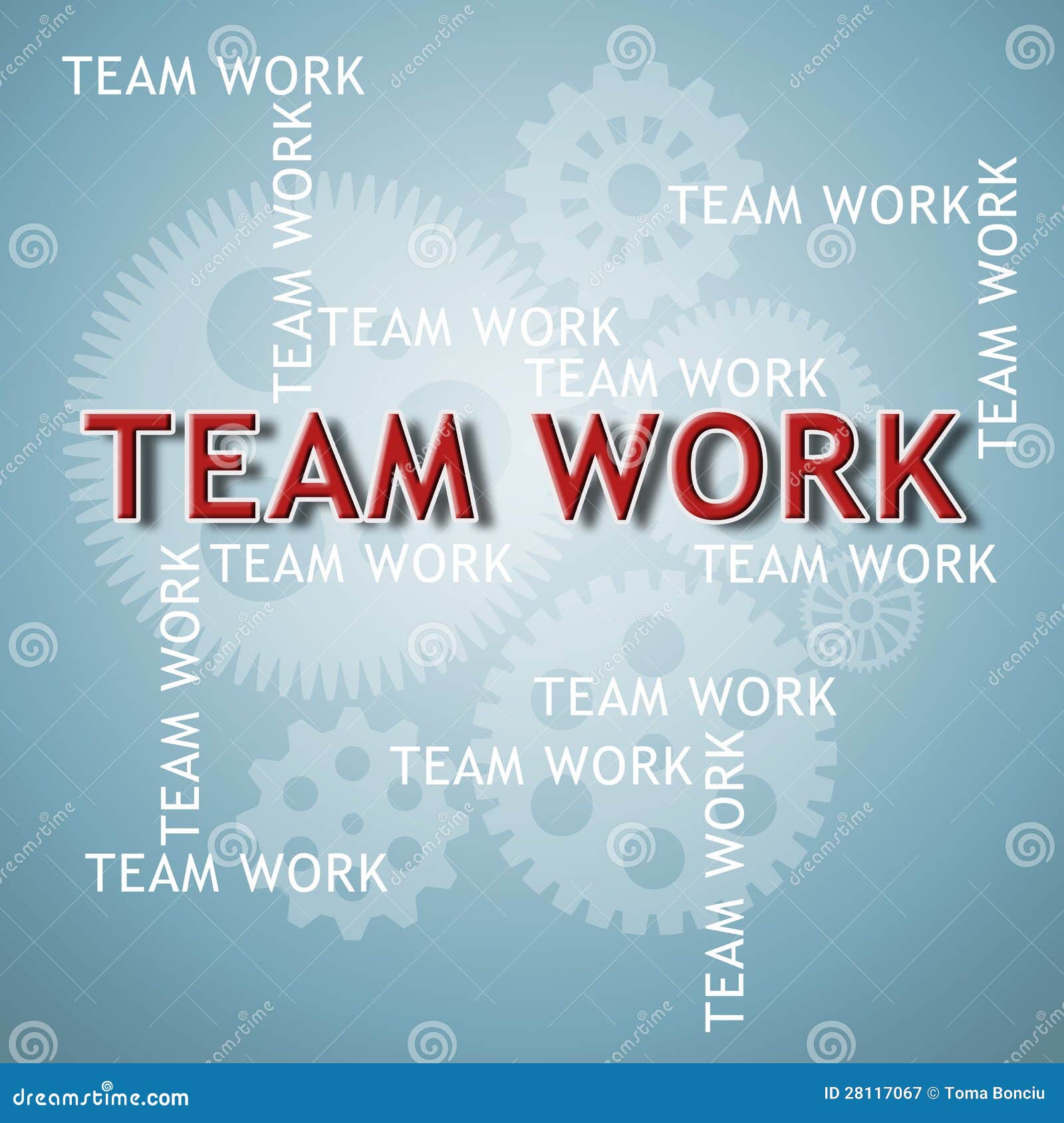 Business Innovation and Team Work Stock Illustration - Illustration of ...