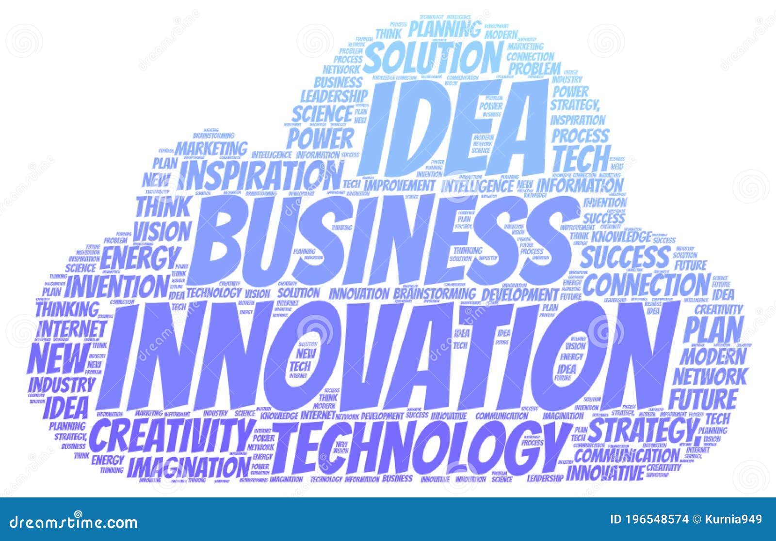 Business Innovation Word Cloud Typography Text Stock Photo - Image of ...