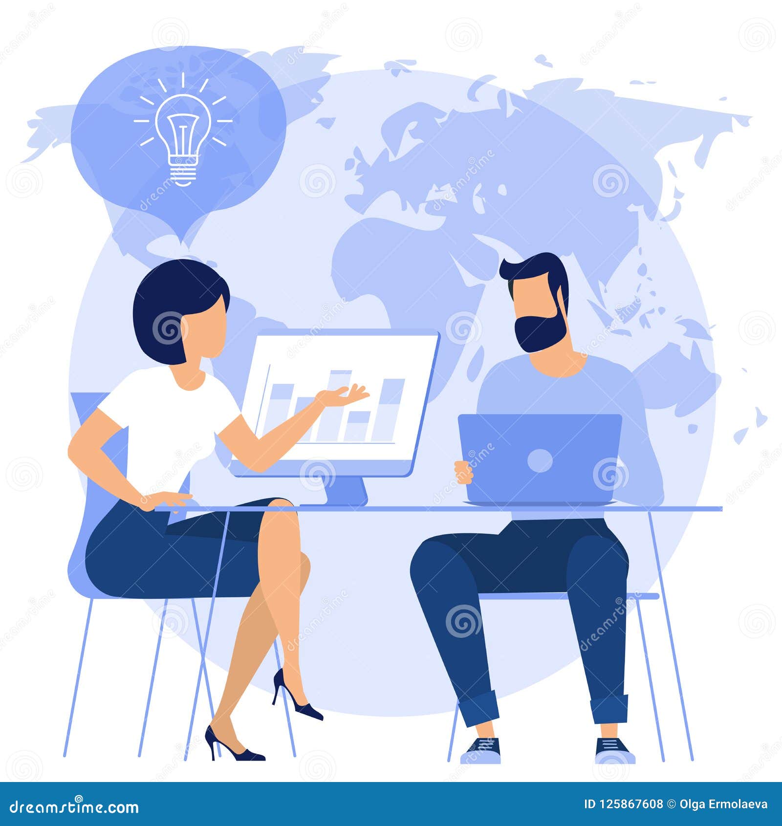 Business Inspiration Concept Stock Vector - Illustration of background ...