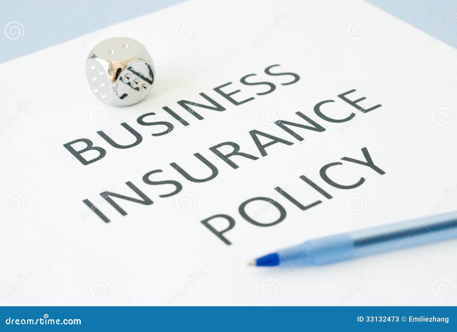 Business insurance stock image. Image of business, metal - 33132473