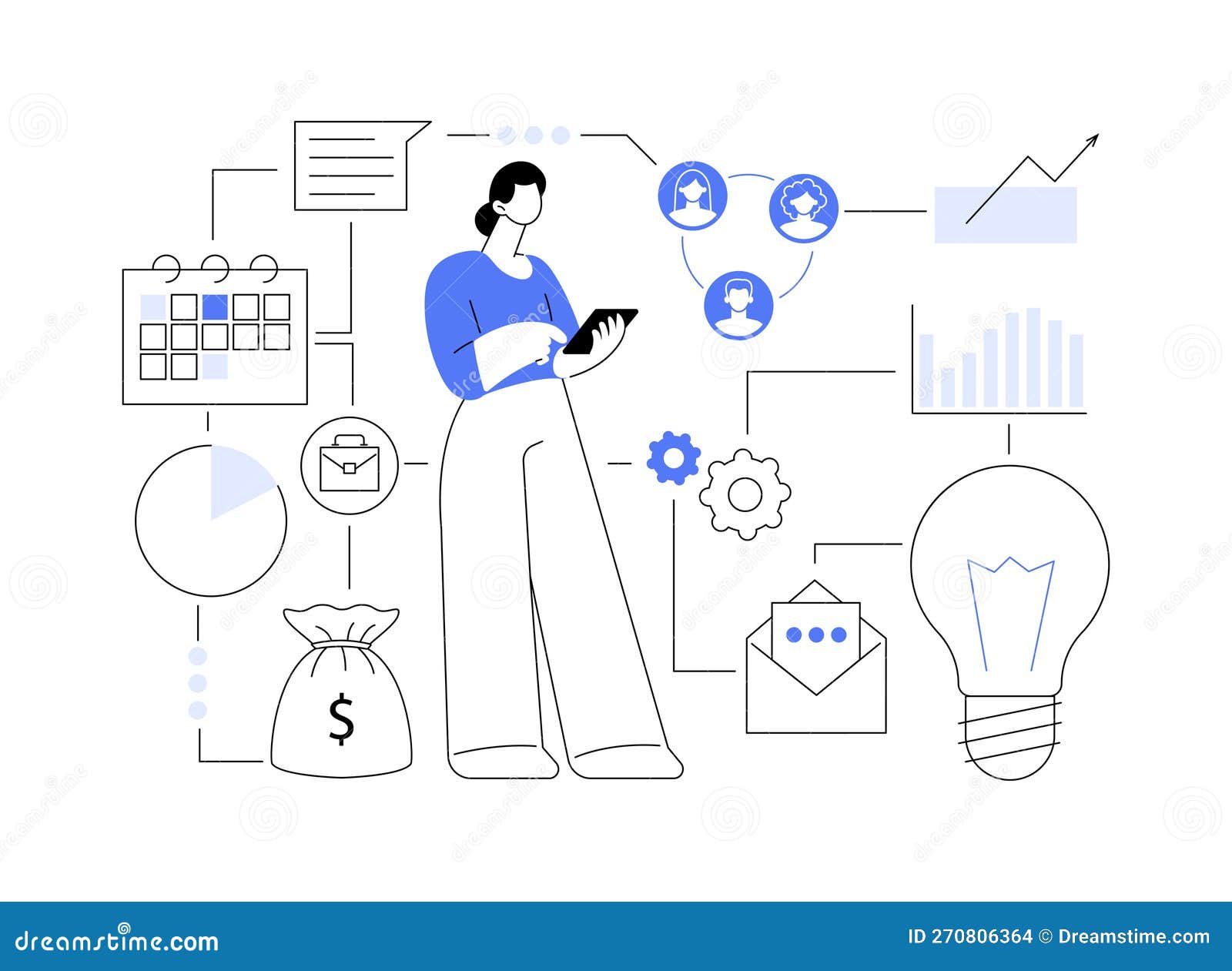 Business Intelligence Abstract Concept Vector Illustration. Stock ...