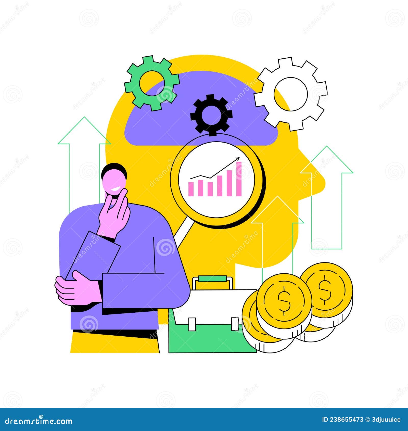 Business Intelligence Abstract Concept Vector Illustration. Stock ...