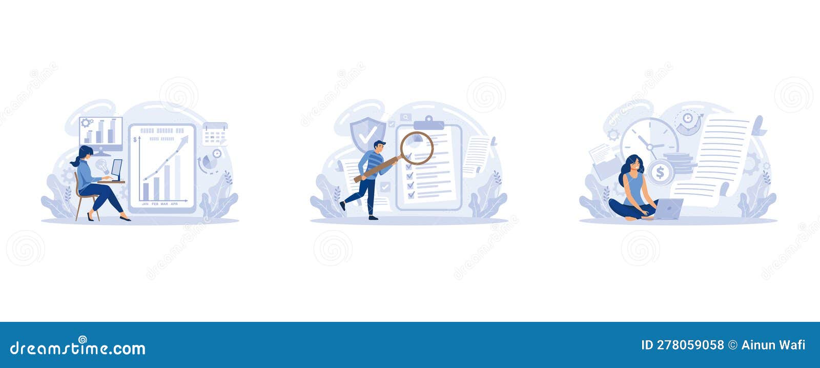 Plan, Strategic, Strategy, Tactics, Economics, Market, Blue OutLine ...