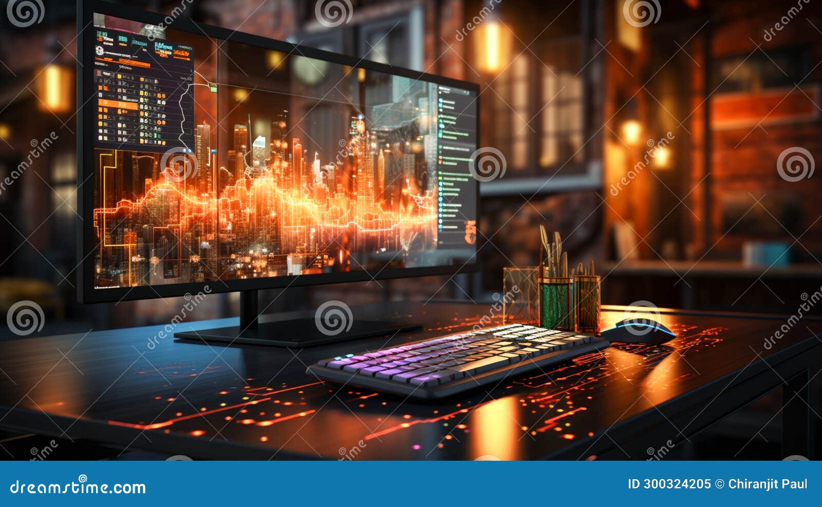 Business Intelligence and Data Analysis Concept Stock Image - Image of ...