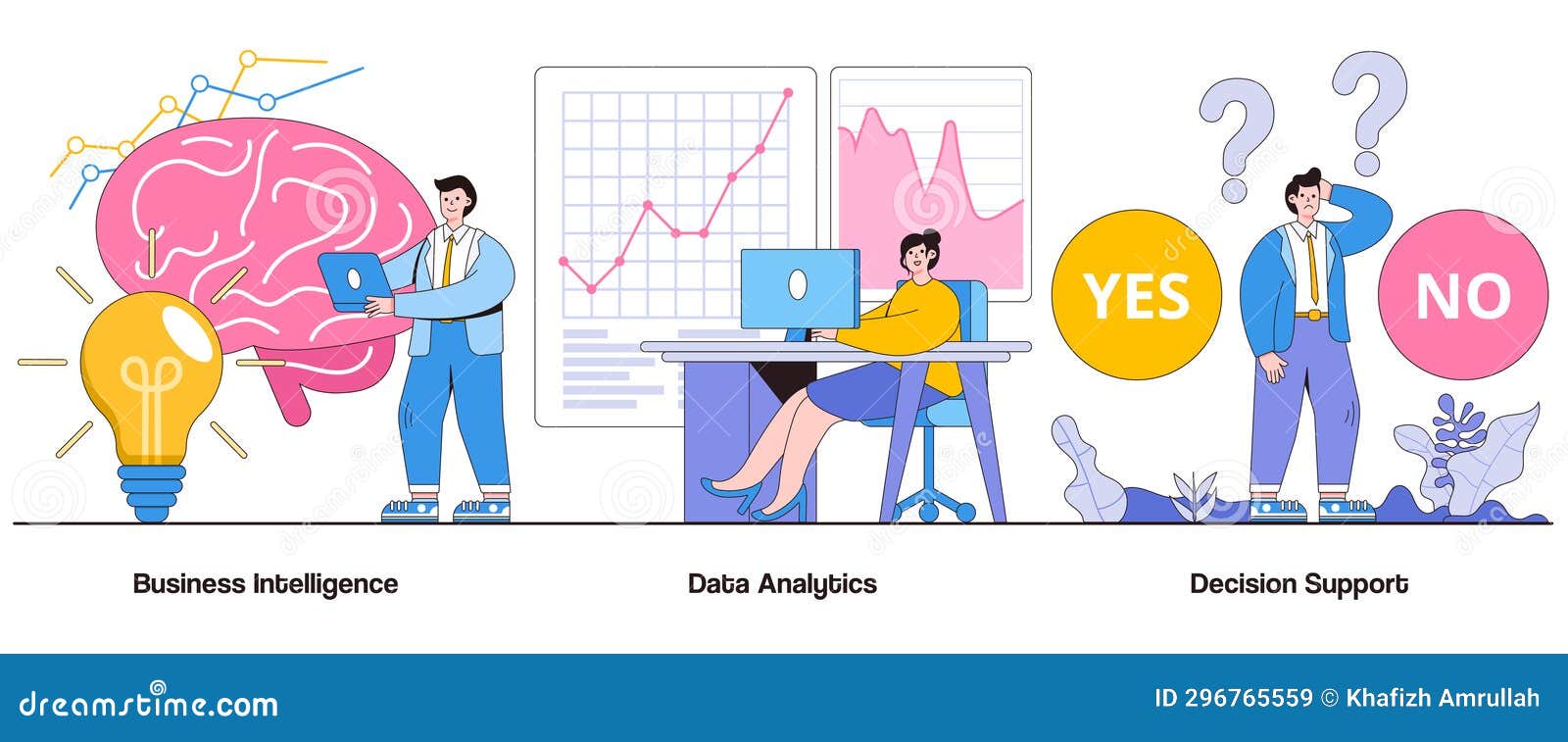 Business Intelligence, Data Analytics, Decision Support Concept with ...