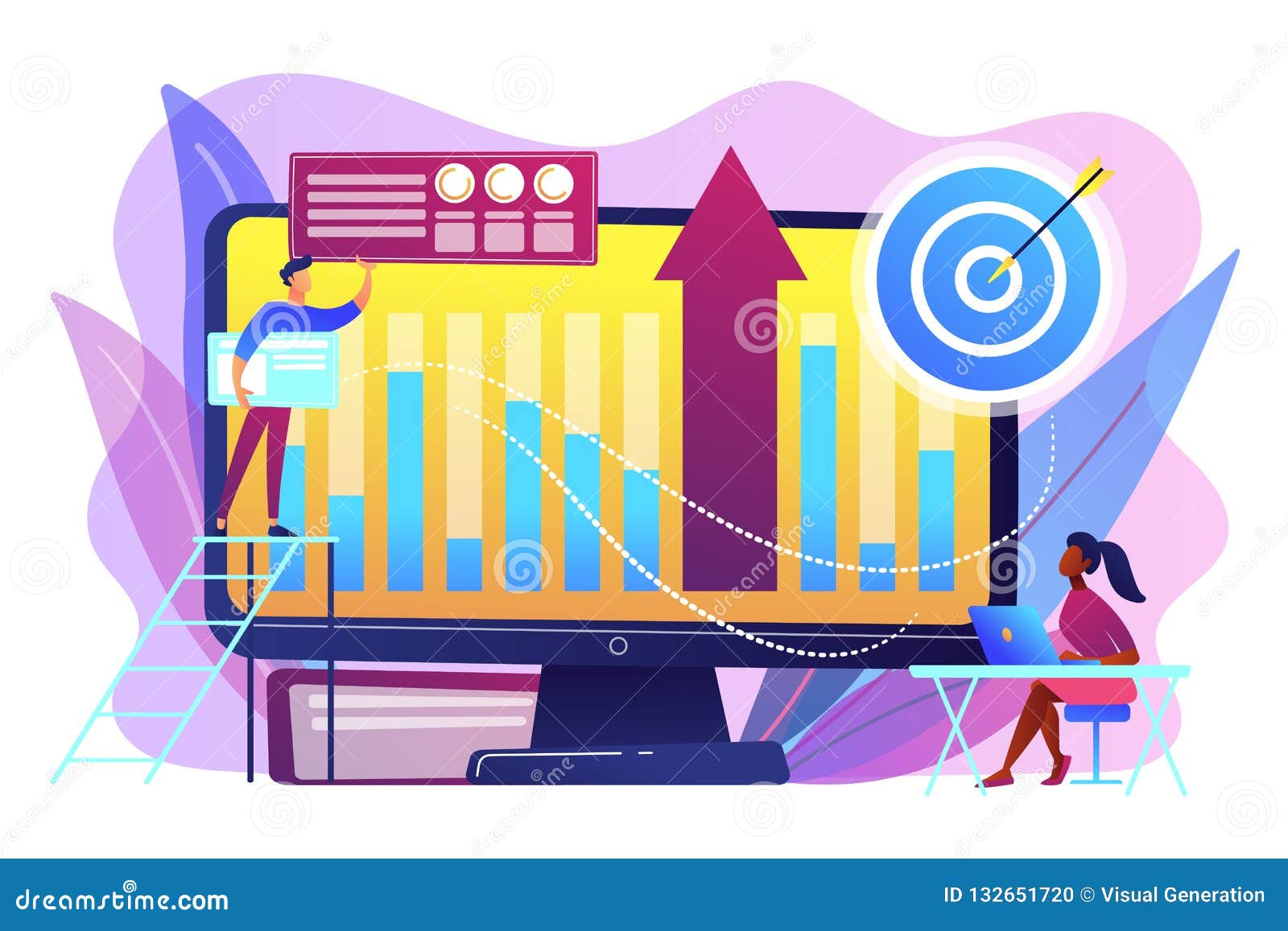 Business Intelligence Concept Vector Illustration. Stock Vector ...
