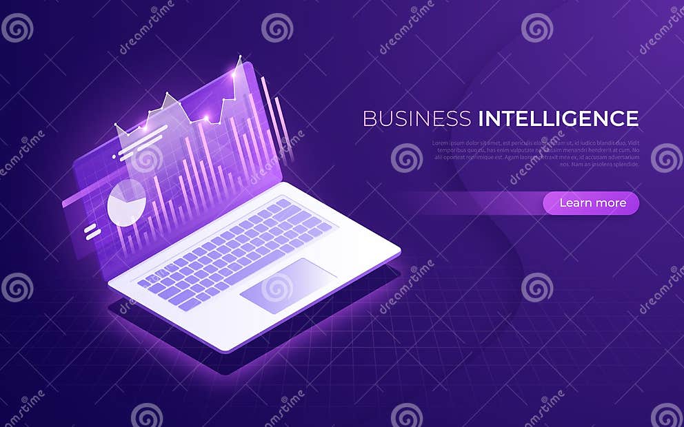 Business Intelligence, Financial Performance, Data Analysis Isom Stock Vector - Illustration of ...