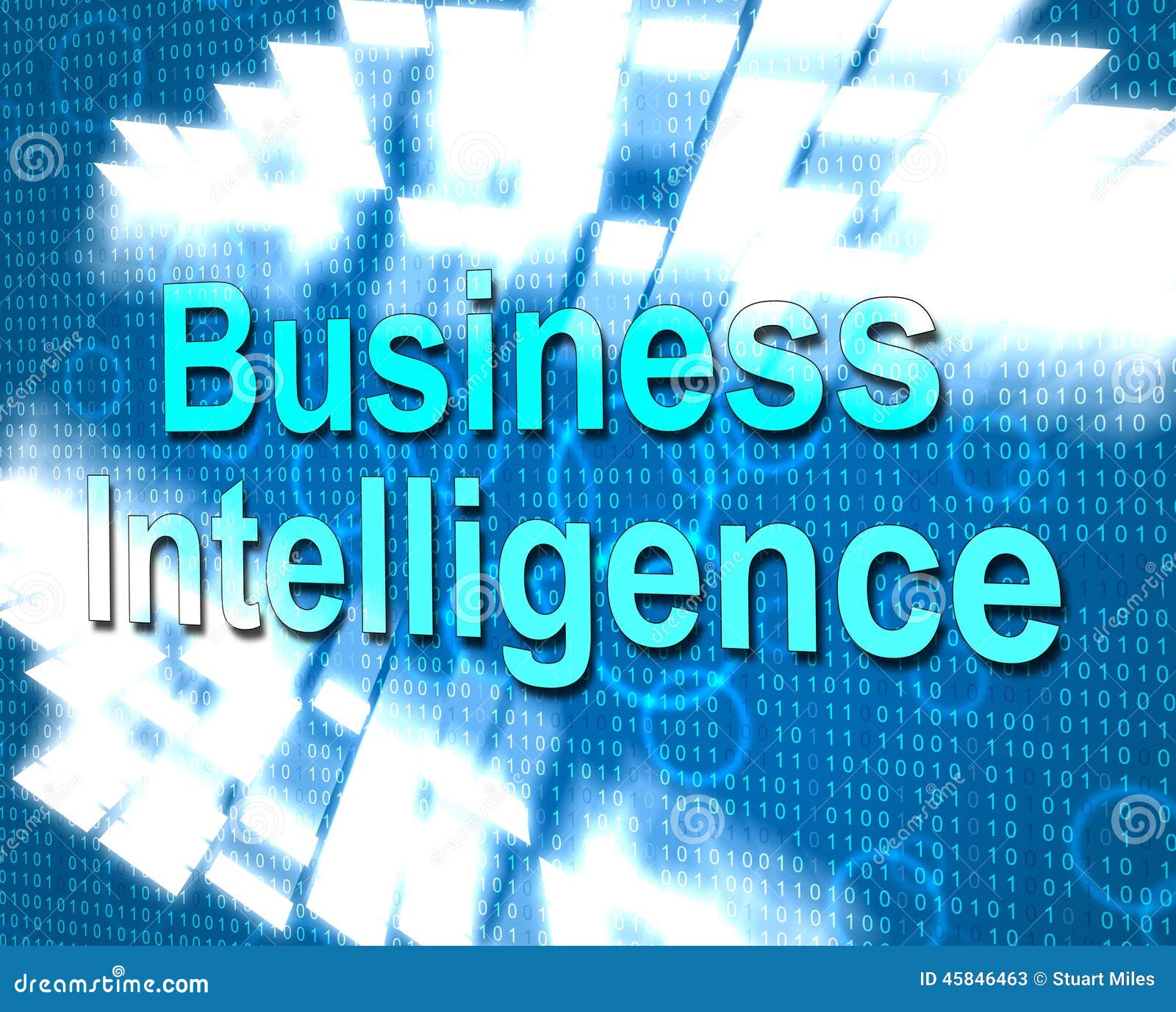 Business Intelligence Shows Know How and Biz Stock Illustration ...