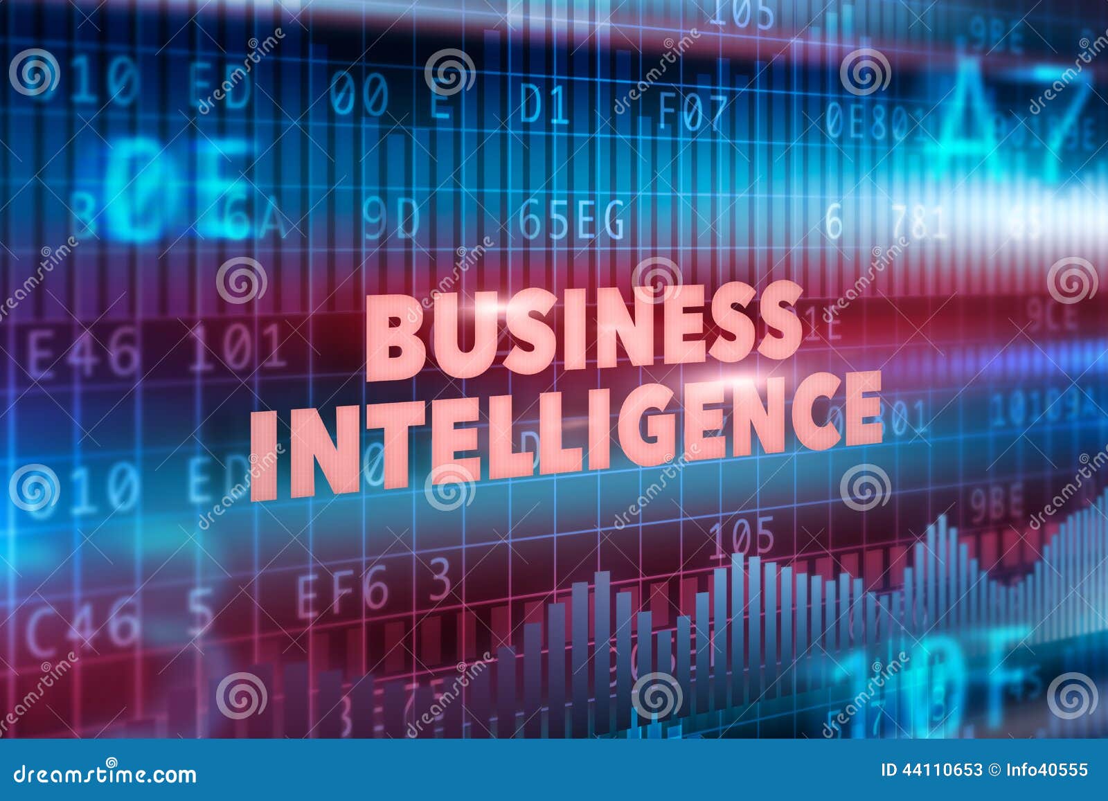 Business Intelligence Technology Concept Stock Illustration ...