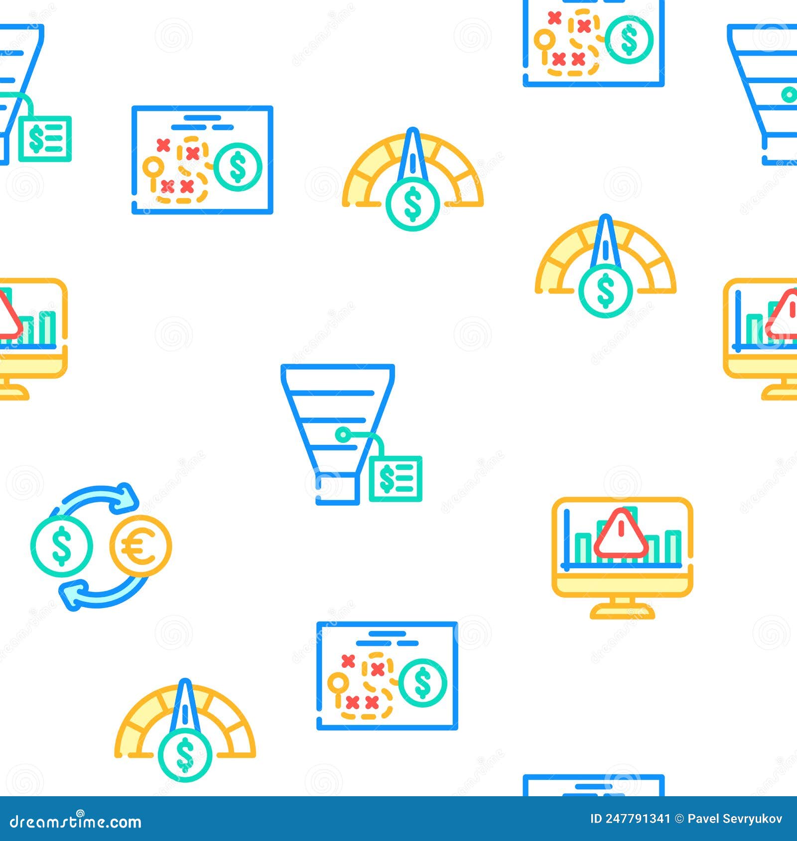 Business Intelligence Technology Icons Set Vector Stock Vector ...