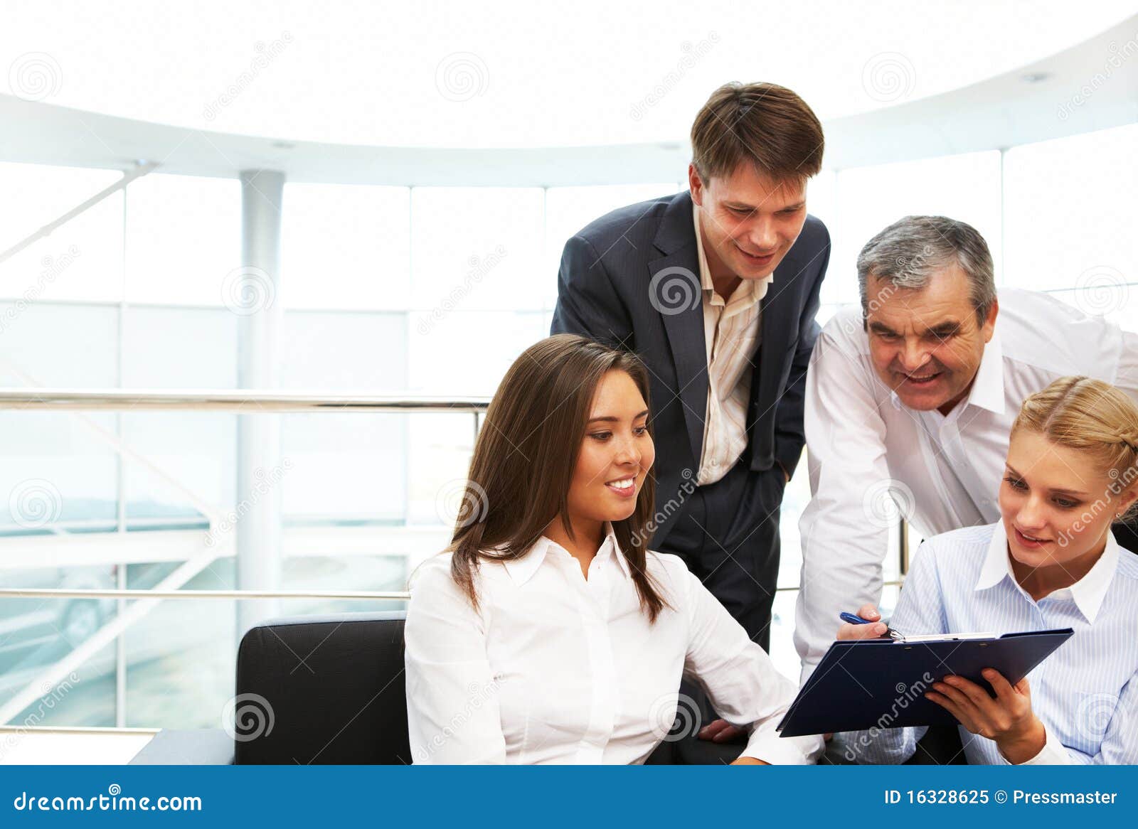 Business interaction stock image. Image of executive - 16328625