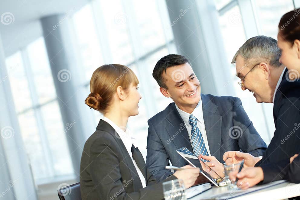 Business interaction stock image. Image of adult, businessman - 18342077