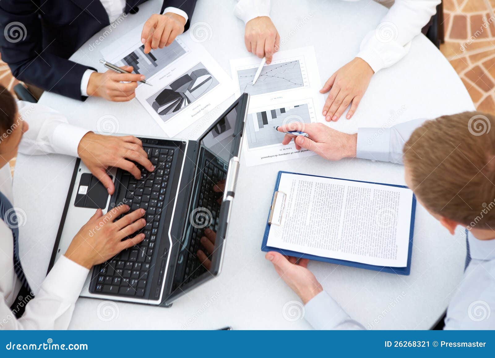 Business interaction stock image. Image of adult, laptop - 26268321