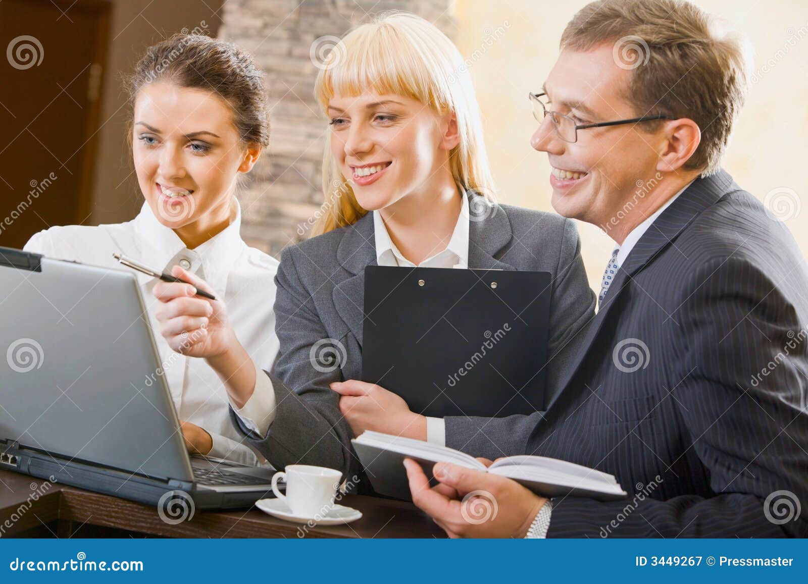 Business interaction stock image. Image of conversation - 3449267