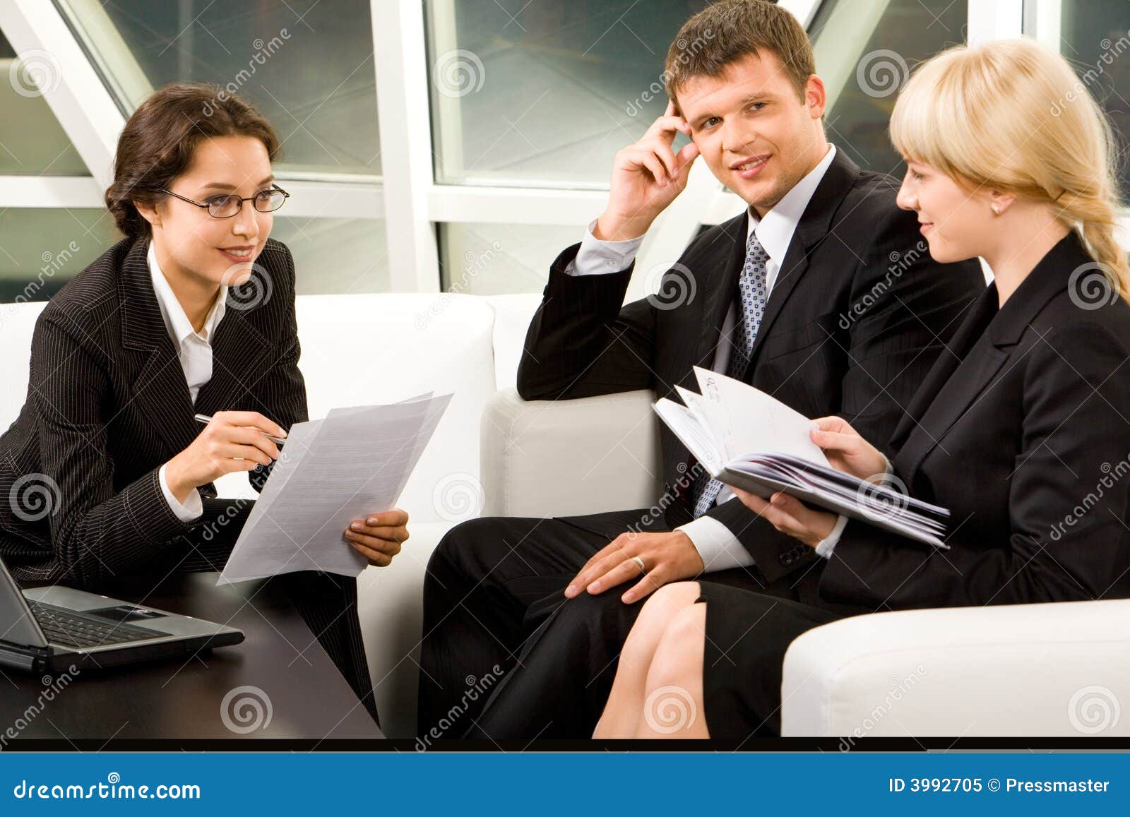Business interaction stock image. Image of group, meeting - 3992705