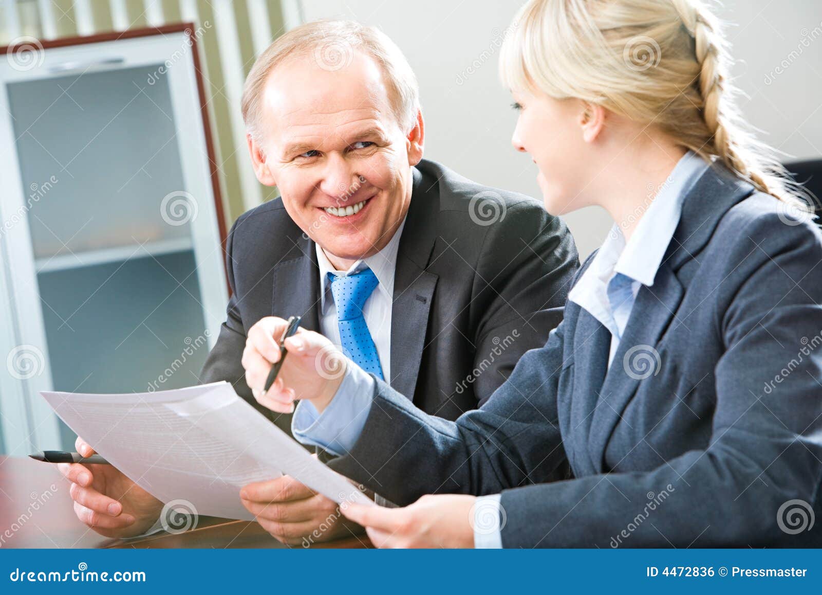 Business interaction stock photo. Image of businessman - 4472836