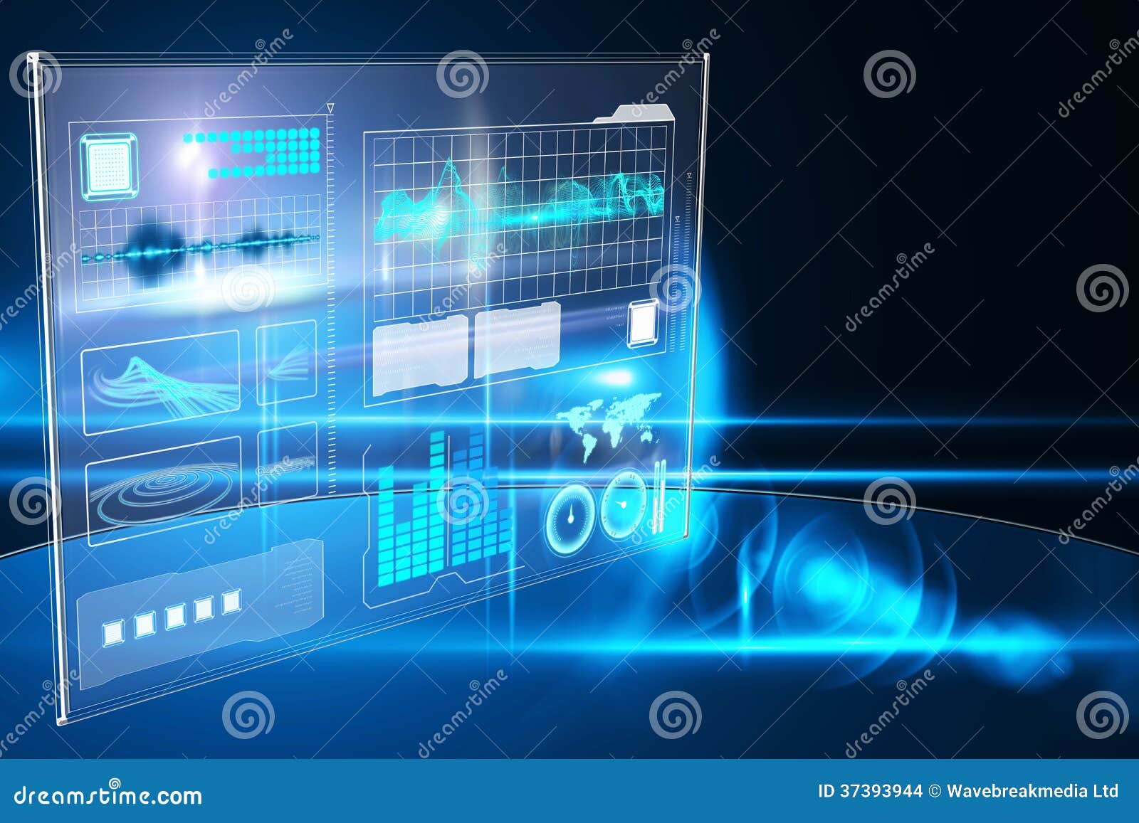 Business interface stock illustration. Illustration of global - 37393944