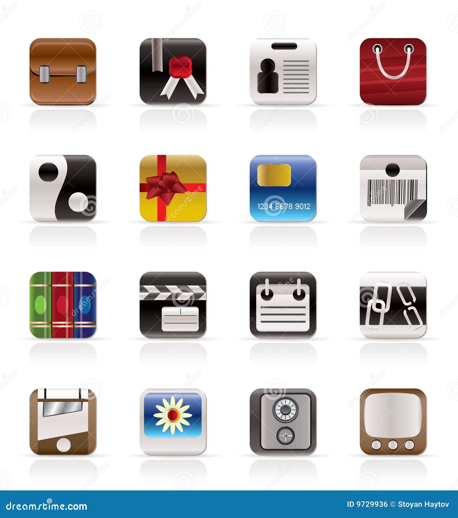 Business and Internet Icons Stock Vector - Illustration of label ...