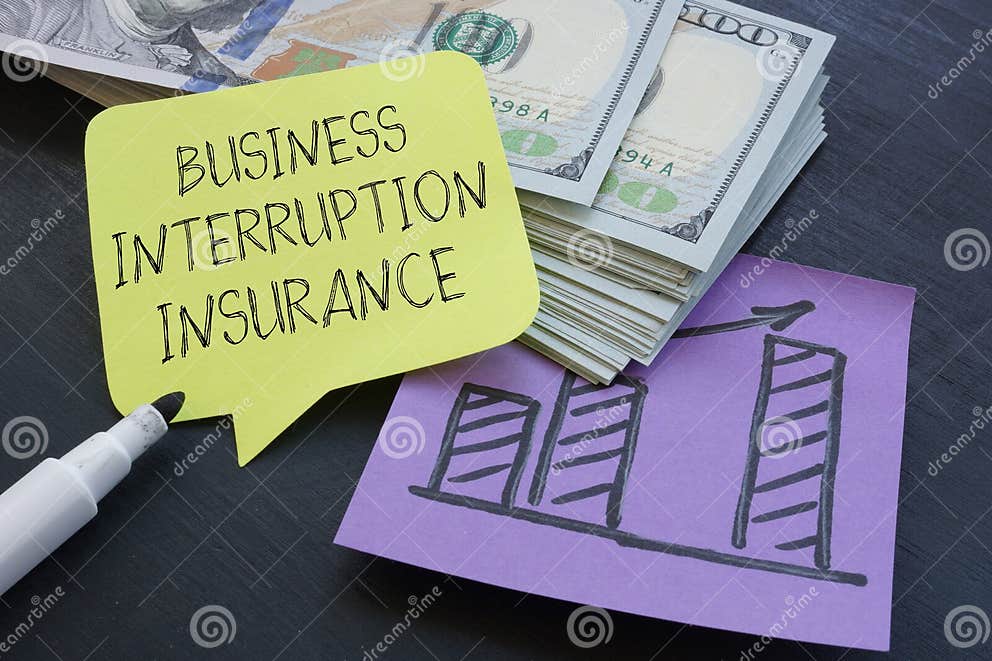 Business Interruption Insurance is Shown Using the Text Stock Image ...