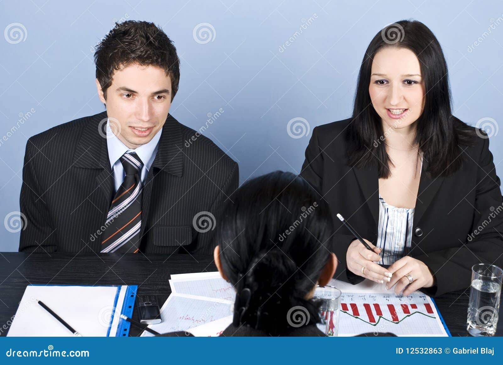 Business interview stock image. Image of corporate, businesswoman ...