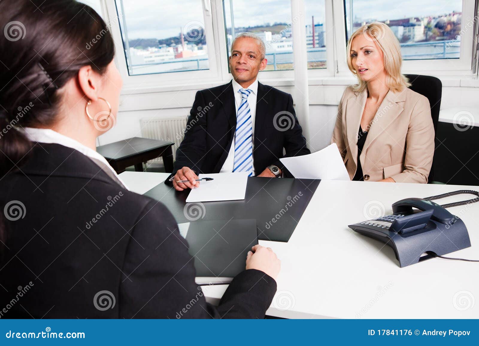 Business Interview stock photo. Image of conversation - 17841176