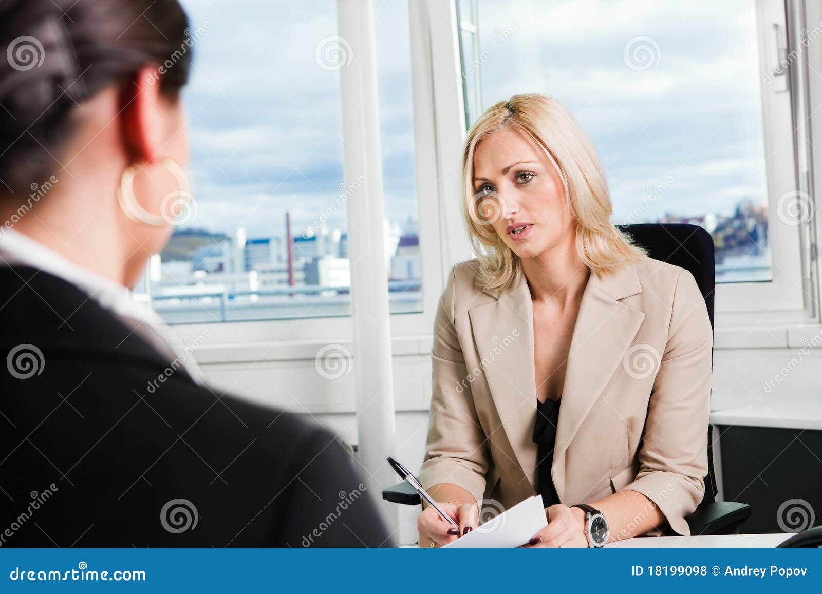 Business Interview stock photo. Image of people, handsome - 18199098
