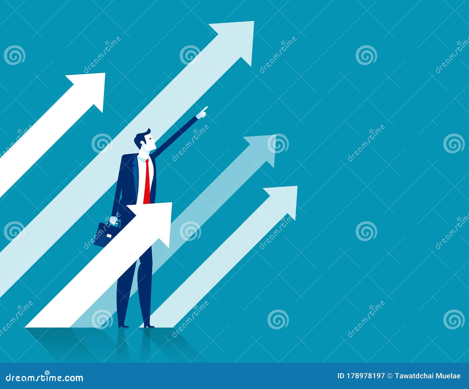 Business Investment Direction. Strategy and Planning Concept Stock ...